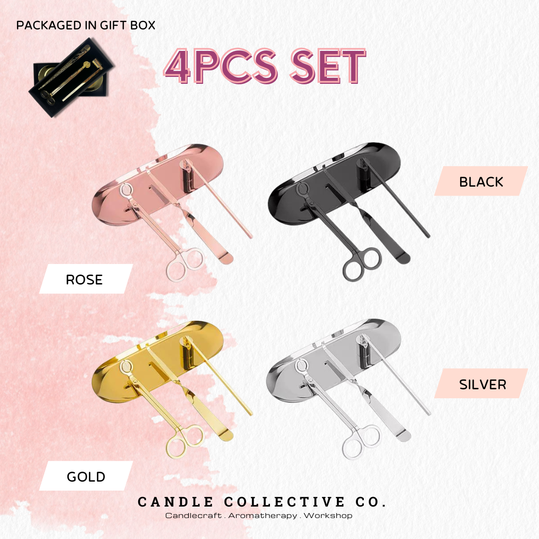 4 Pieces Set (With Tray) – Candle Collective